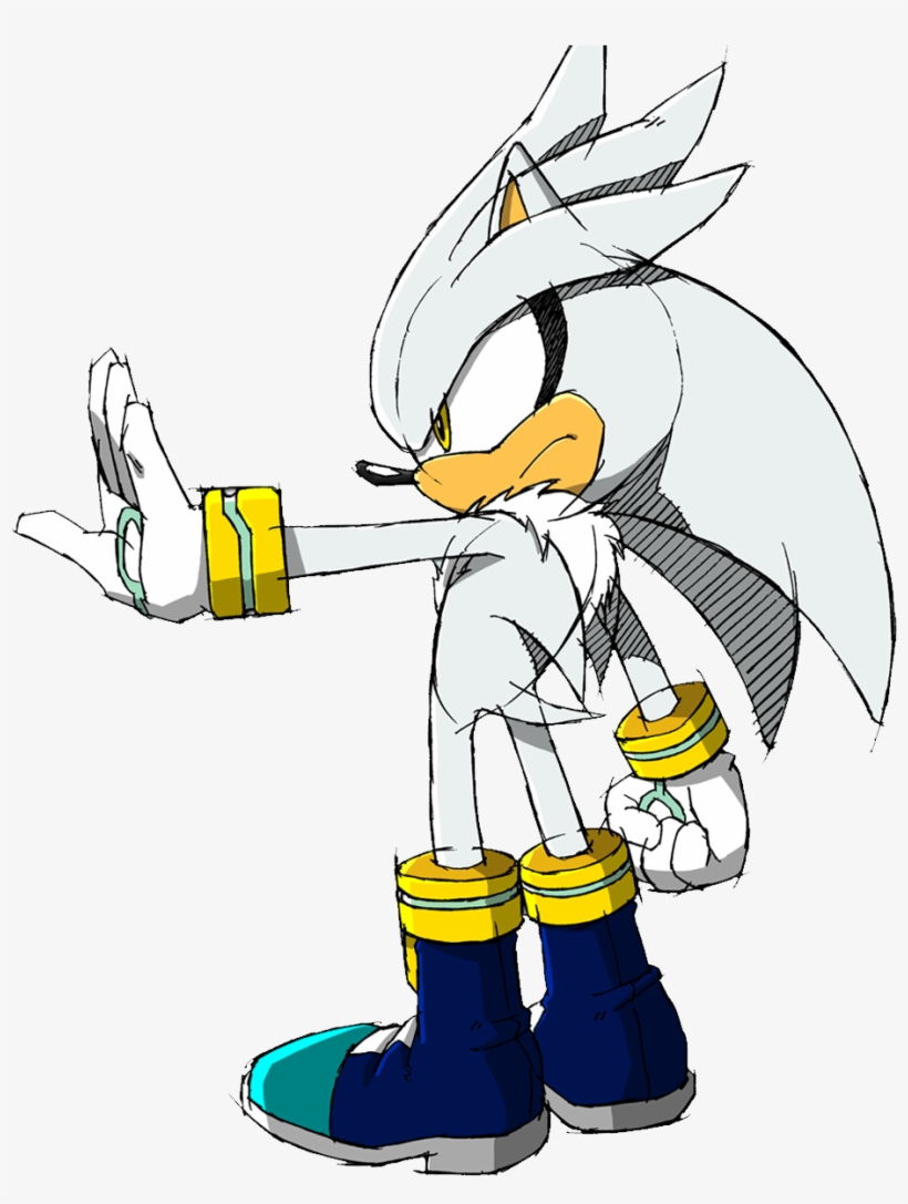 File - - Silver The Hedgehog Sonic Channel - 968x1194 PNG Download - PNGkit