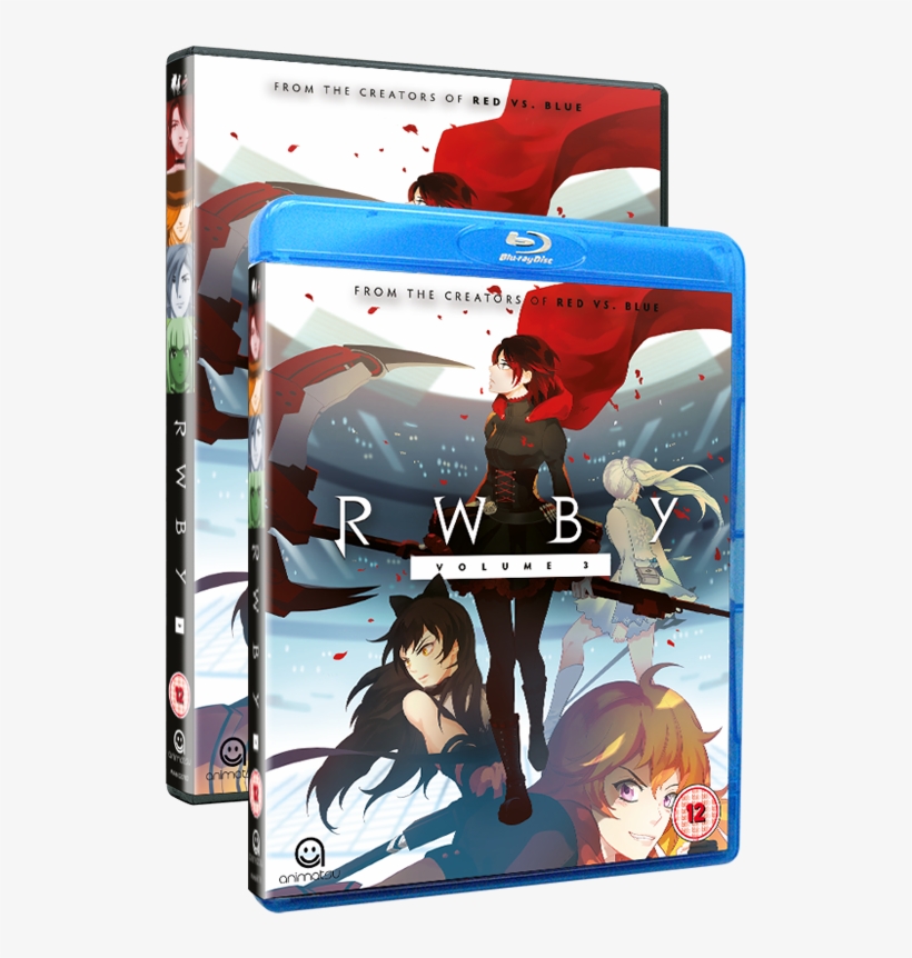 Volume - Rwby: Volume 3 (blu-ray/dvd) - 530x795 PNG Download - PNGkit