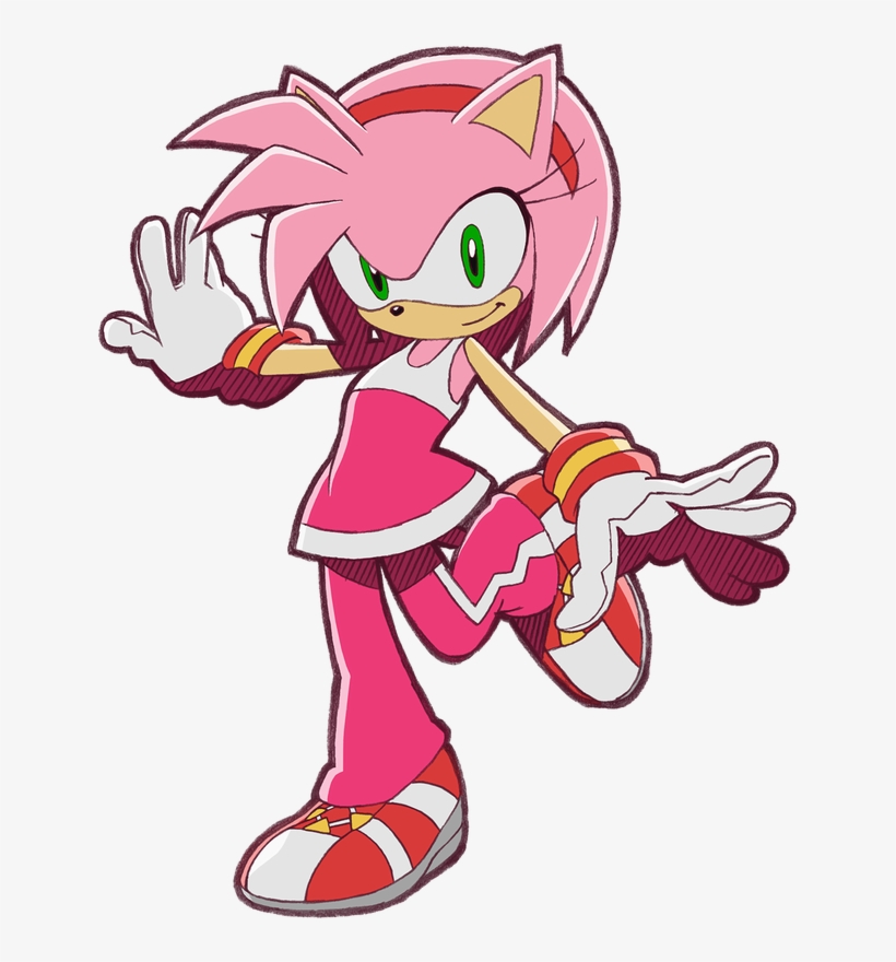 Sonic Riders - Amy Rose The Hedgehog - 639x800 PNG Download - PNGkit