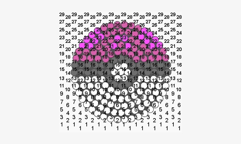 Master Ball Kandi Pattern - Bead - 417x411 PNG Download - PNGkit