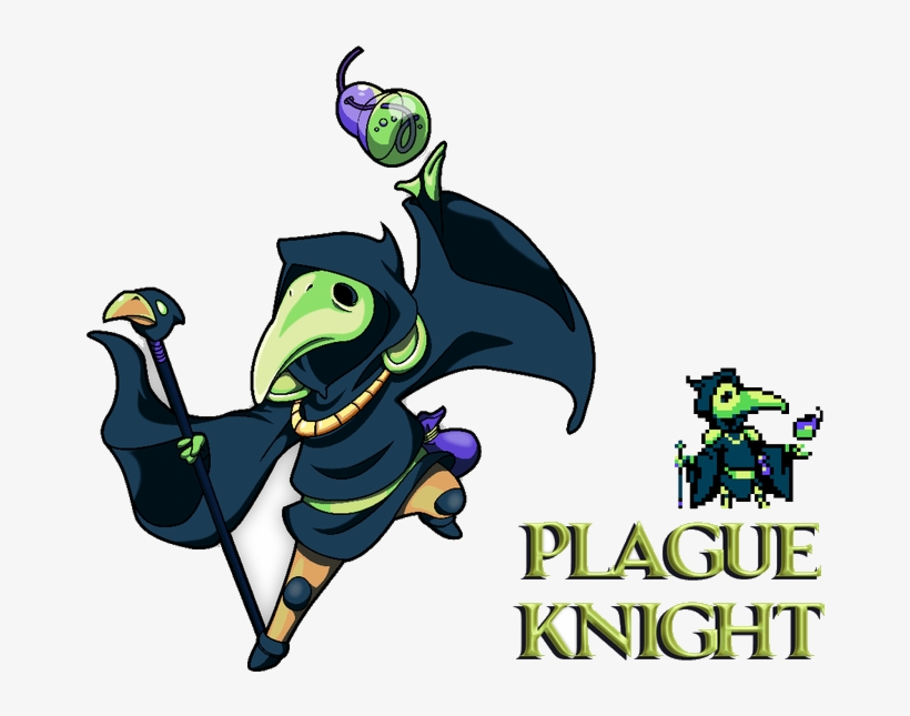 Undefined - Shovel Knight Plague Knight Body Swap - 700x578 PNG ...