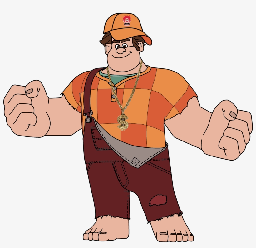Wreck-it Ralph As A Rapper - Wreck It Ralph Vector - 1984x1788 PNG ...