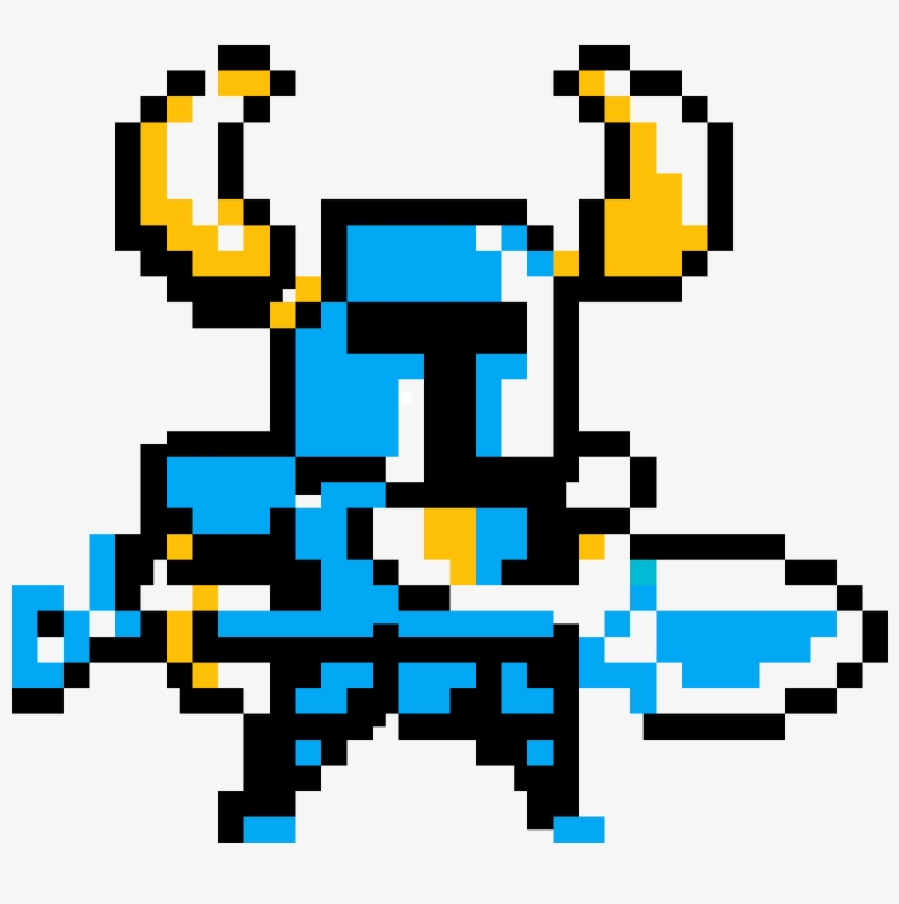 Shovel Knight - Shovel Knight Pixel Sprite - 1200x1200 PNG Download ...