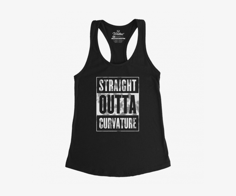 Straight Outta Curvature Racerback Tank - Top - 600x600 PNG Download ...