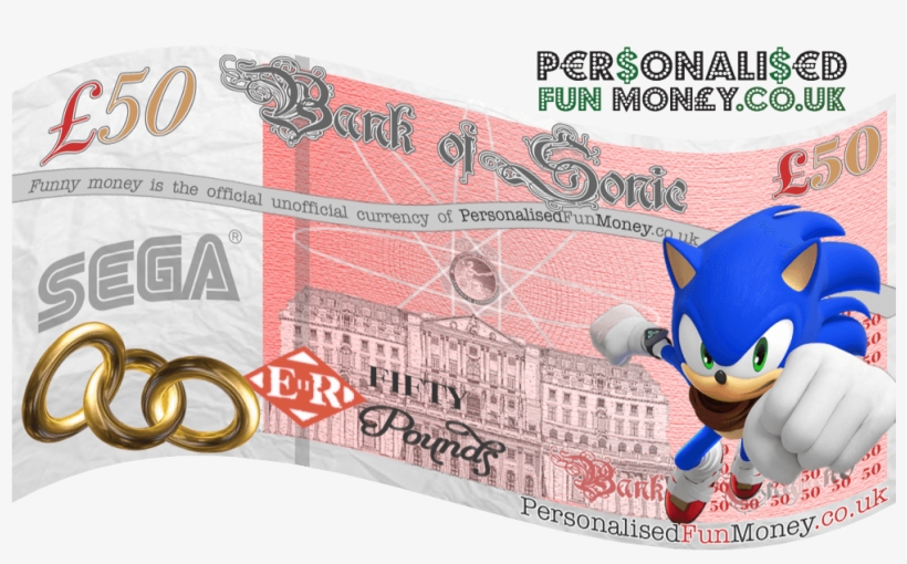 Novelty Pound Notes - Funny 50 Notes - 1080x600 PNG Download - PNGkit