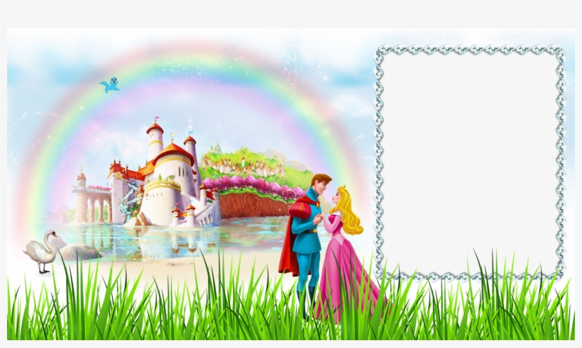 Prince And Princess Photo Frame - 1520x836 PNG Download - PNGkit