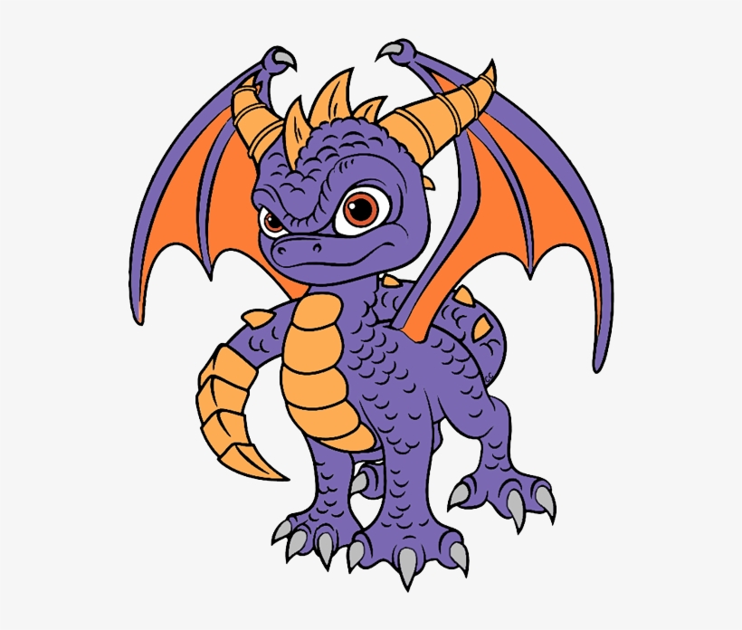 Download Transparent Eruptor Spyro - Carlo Magno Para Dibujar - PNGkit