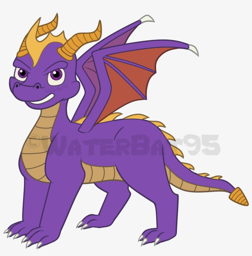 Download Transparent Spyro - Drawing - PNGkit