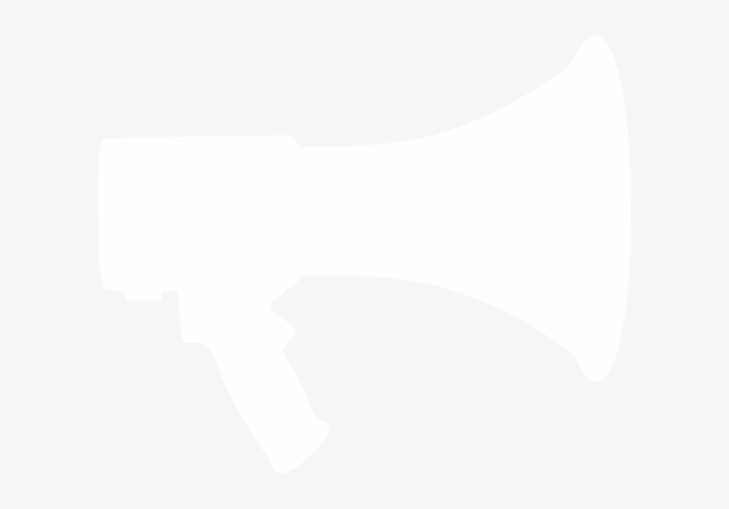 White Megaphone Png