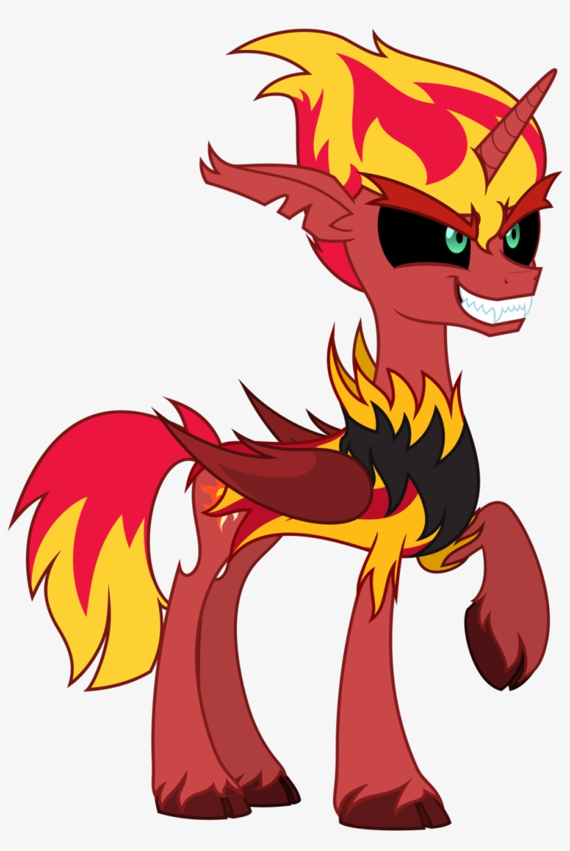 Sunset Shimmer Demon Form Ponified By Zutheskunk - My Little Pony ...