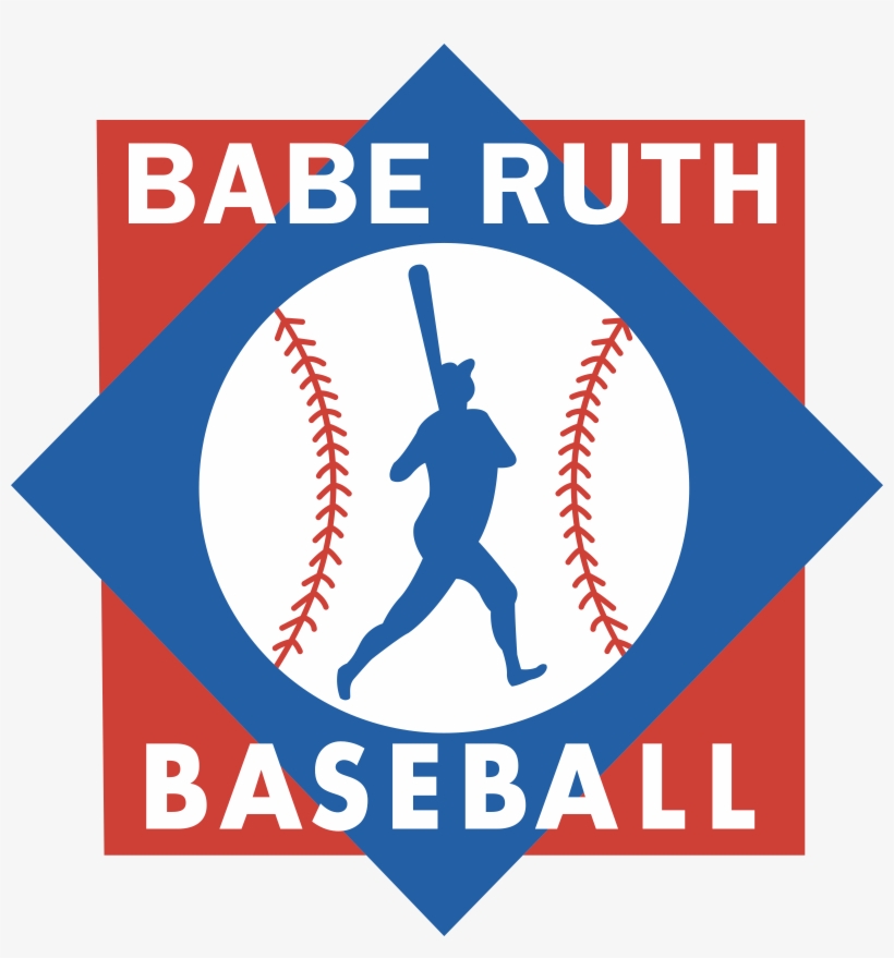 Babe Ruth Baseball Logo Png Transparent - 16 Oz. Baseball Mixer Glass ...