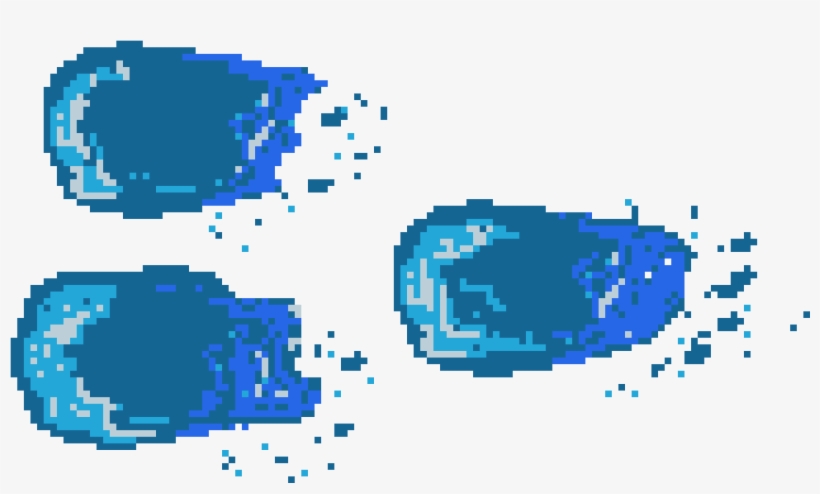 Water Bullets - Pixel Art Bullets - 1270x810 PNG Download - PNGkit