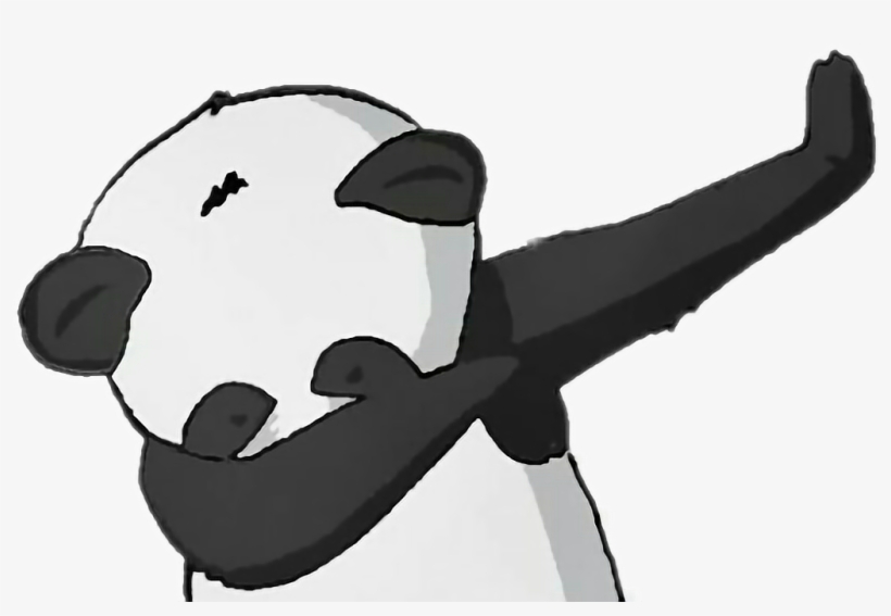 Download Transparent Dabbing Sticker By Radyy - Panda Dab Png - PNGkit
