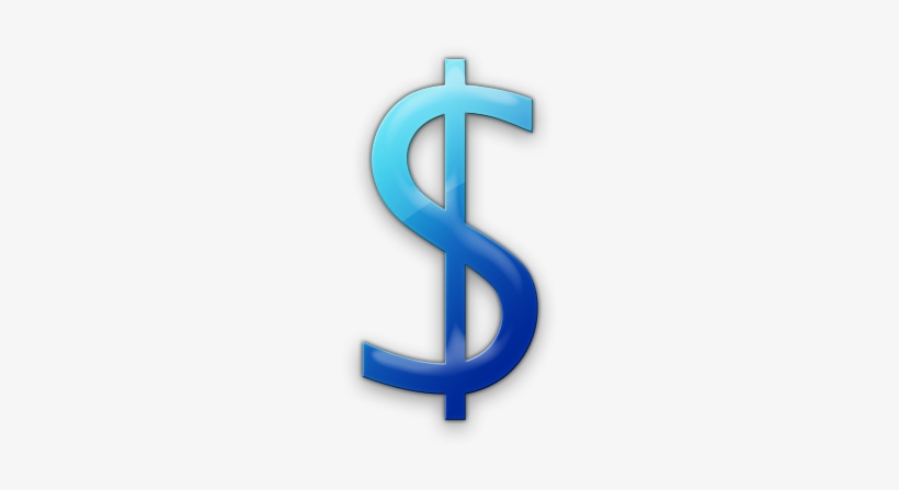 Dollar Sign Icon - Blue Dollar Sign - 420x420 PNG Download - PNGkit