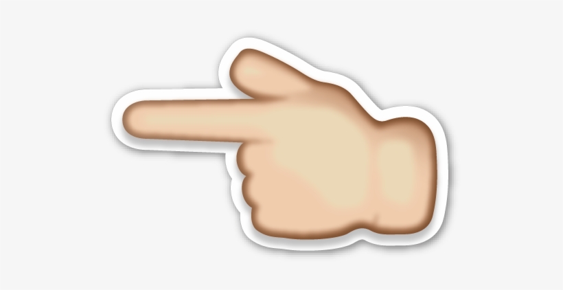 Hand Emoji Png Hd - Emoji Hand Pointing Left - 548x372 PNG Download ...