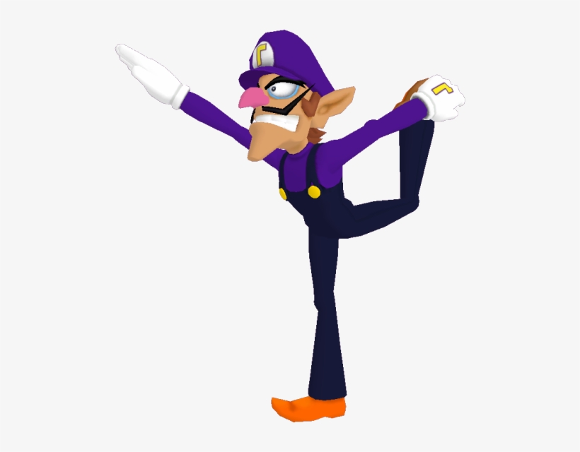 Waluigi Gif Png - 500x560 PNG Download - PNGkit