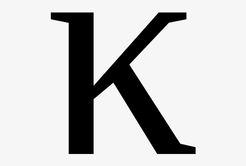 Greek Lc Kappa - Lowercase Kappa - 1024x1024 PNG Download - PNGkit