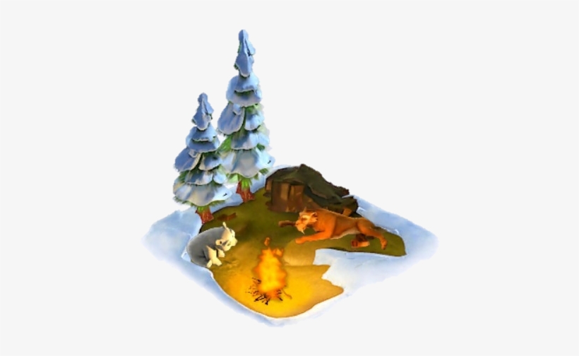 Campfire Tp - Christmas Tree - 441x444 PNG Download - PNGkit