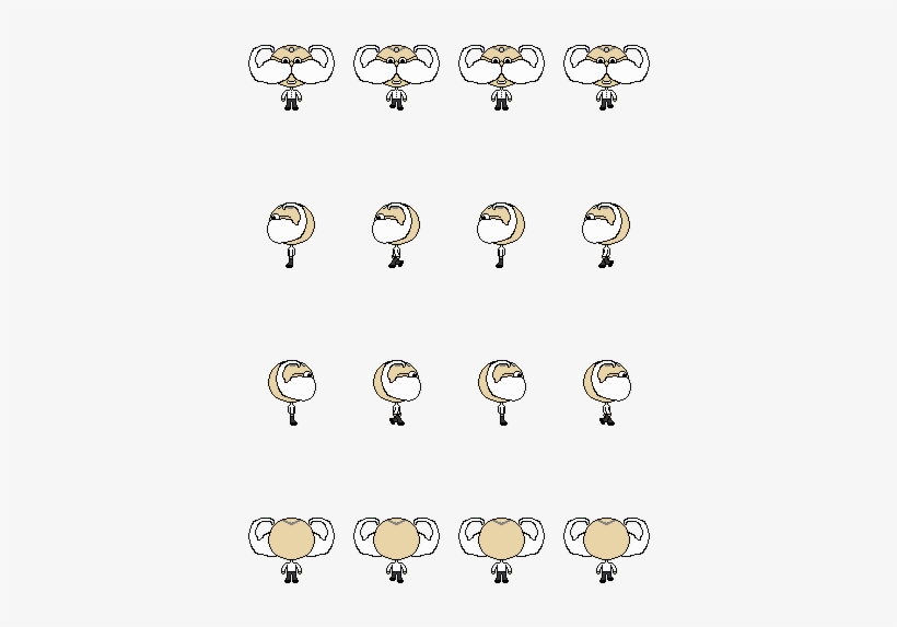 Docta Buff Final Sprite Sheet - Cartoon - 384x576 PNG Download - PNGkit