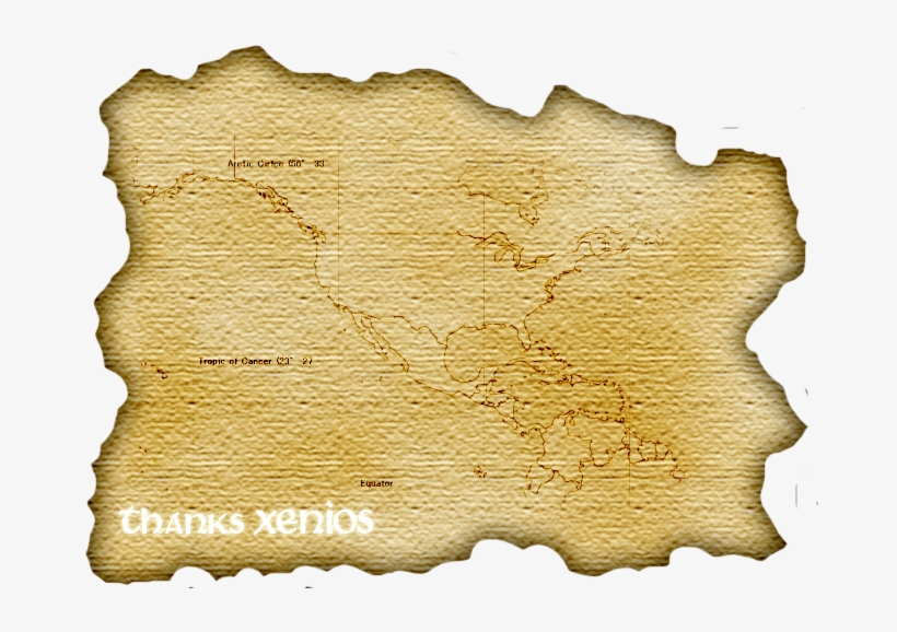 Download Transparent [ Img] - Old Map Paper Png - PNGkit