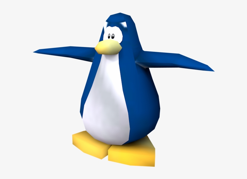 Download Zip Archive - Club Penguin Penguin Model - 750x650 PNG ...
