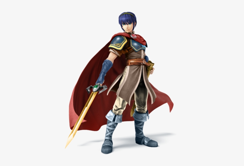 Marth Ike - Super Smash Bros Wii U Marth - 383x480 PNG Download - PNGkit