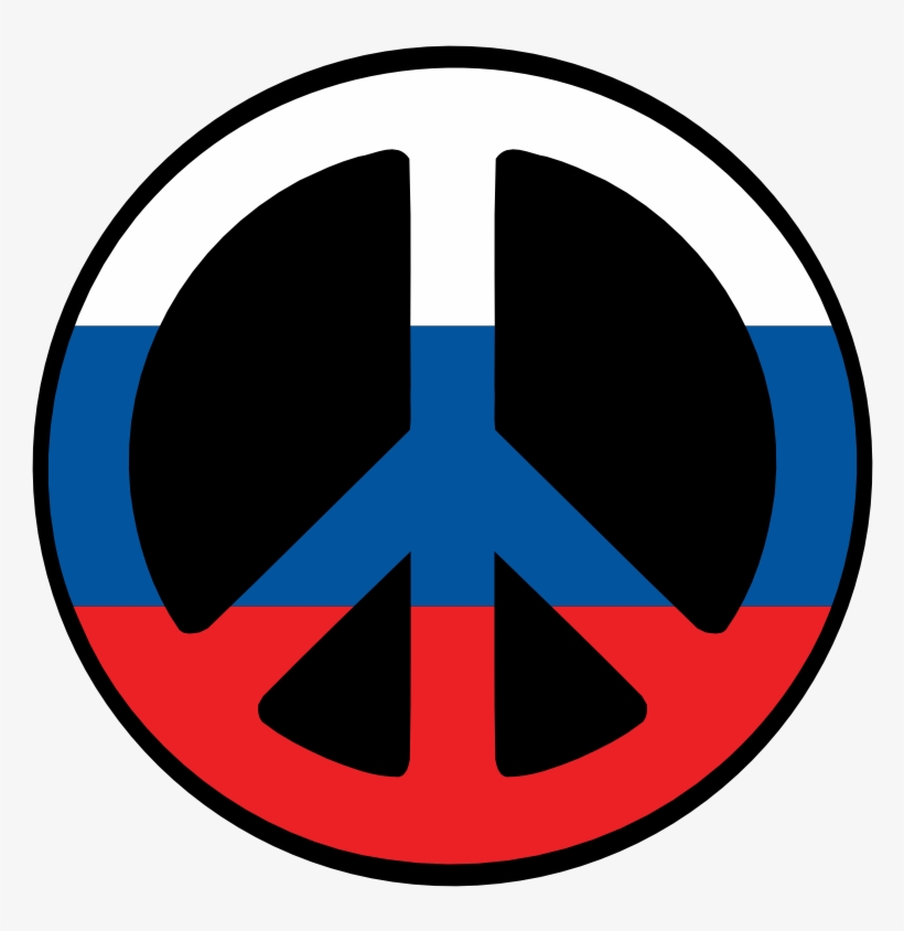 Russia Peace Symbol Flag 4 Scallywag Peacesymbol - Russian Symbol For ...