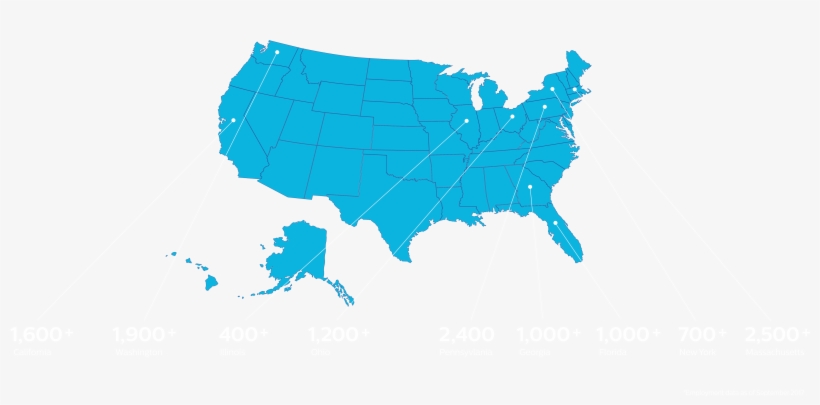 Us Map - Vector Graphics - 5000x2813 PNG Download - PNGkit