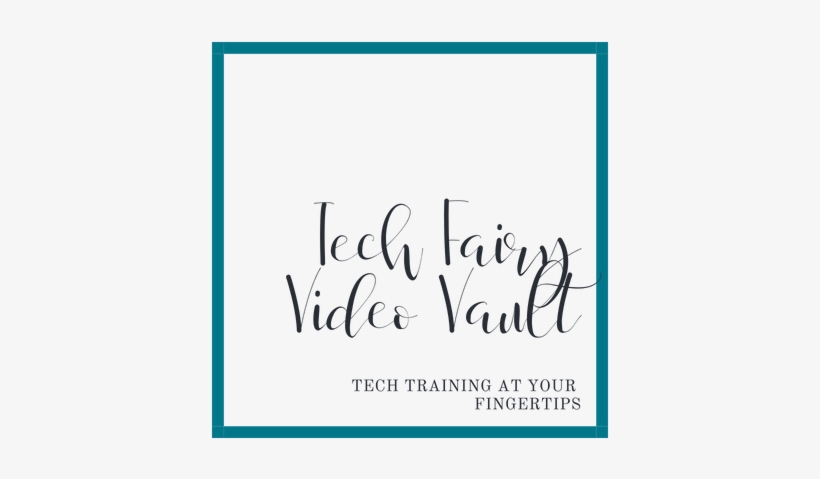 Tech Fairy Video Vault - Calligraphy - 500x500 PNG Download - PNGkit