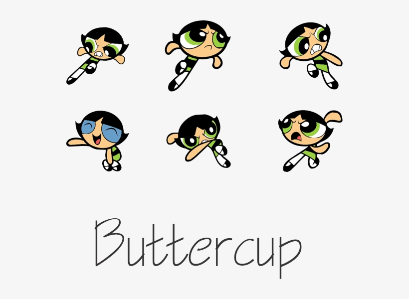 Download Transparent Buttercup The Powerpuff Girls Vector Characters ...