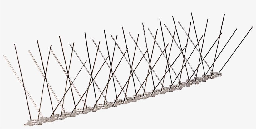 Pestrol Bird Spikes - California - 2645x1275 PNG Download - PNGkit
