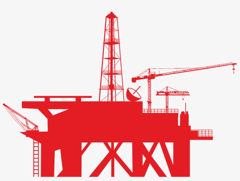 Vector Freeuse Library Oil Platform Drilling Derrick - Oil Platform ...