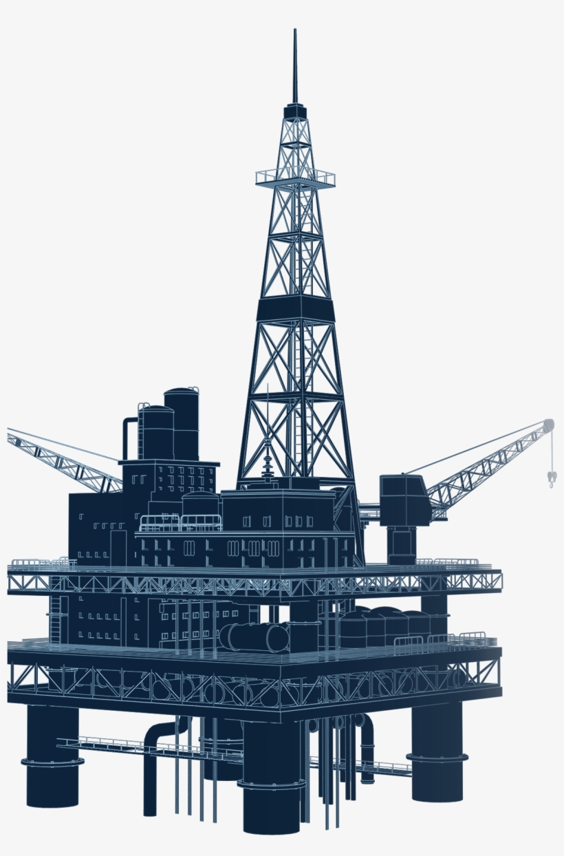 Offshore Products - Oil Rig Transparent Background - 1785x2338 PNG ...