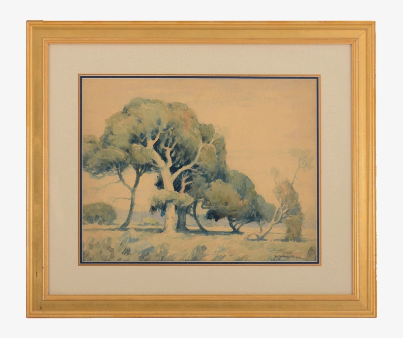 Carl Oscar Borg California Trees - Painting - 720x720 PNG Download - PNGkit