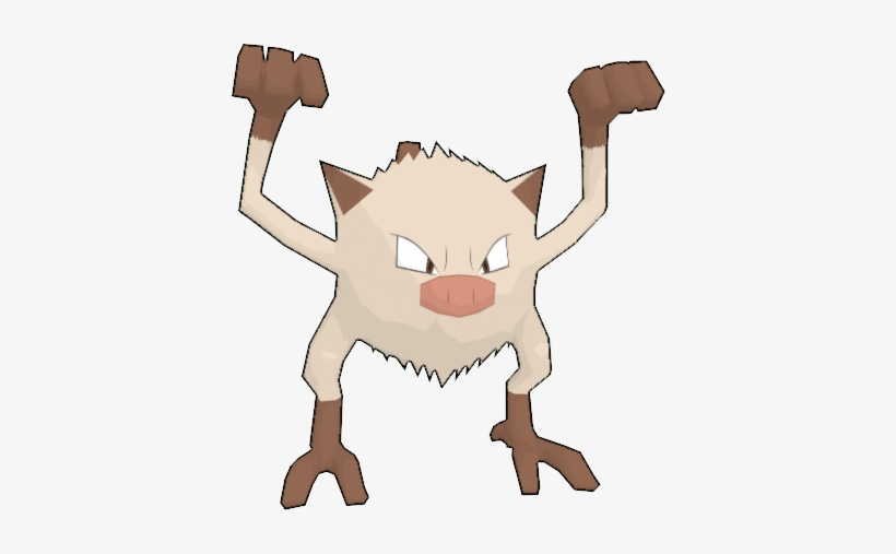 Mankey - Cartoon - 398x427 PNG Download - PNGkit