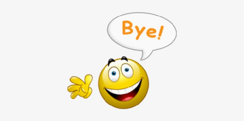 Bye - Bye Smiley - 400x360 PNG Download - PNGkit