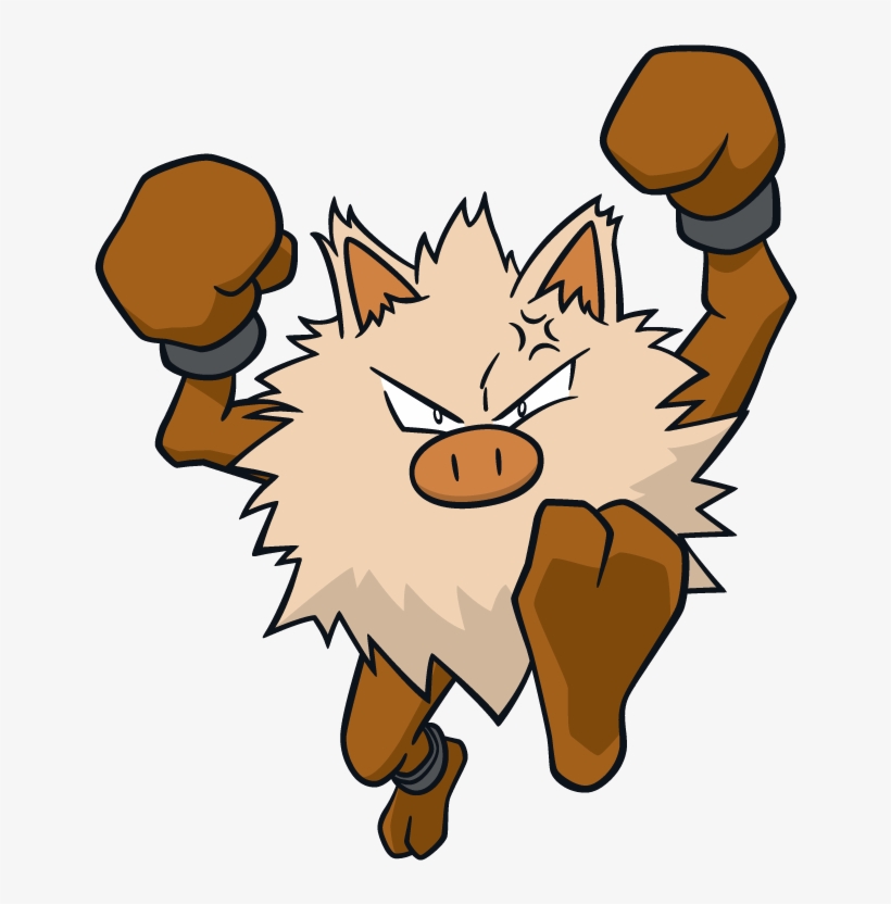 Pokemon Primeape - 562x652 PNG Download - PNGkit