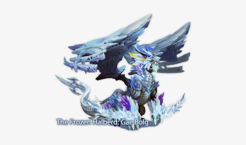 An Icy Dracomachina Covered In Crystal Armor - Shining Resonance ...