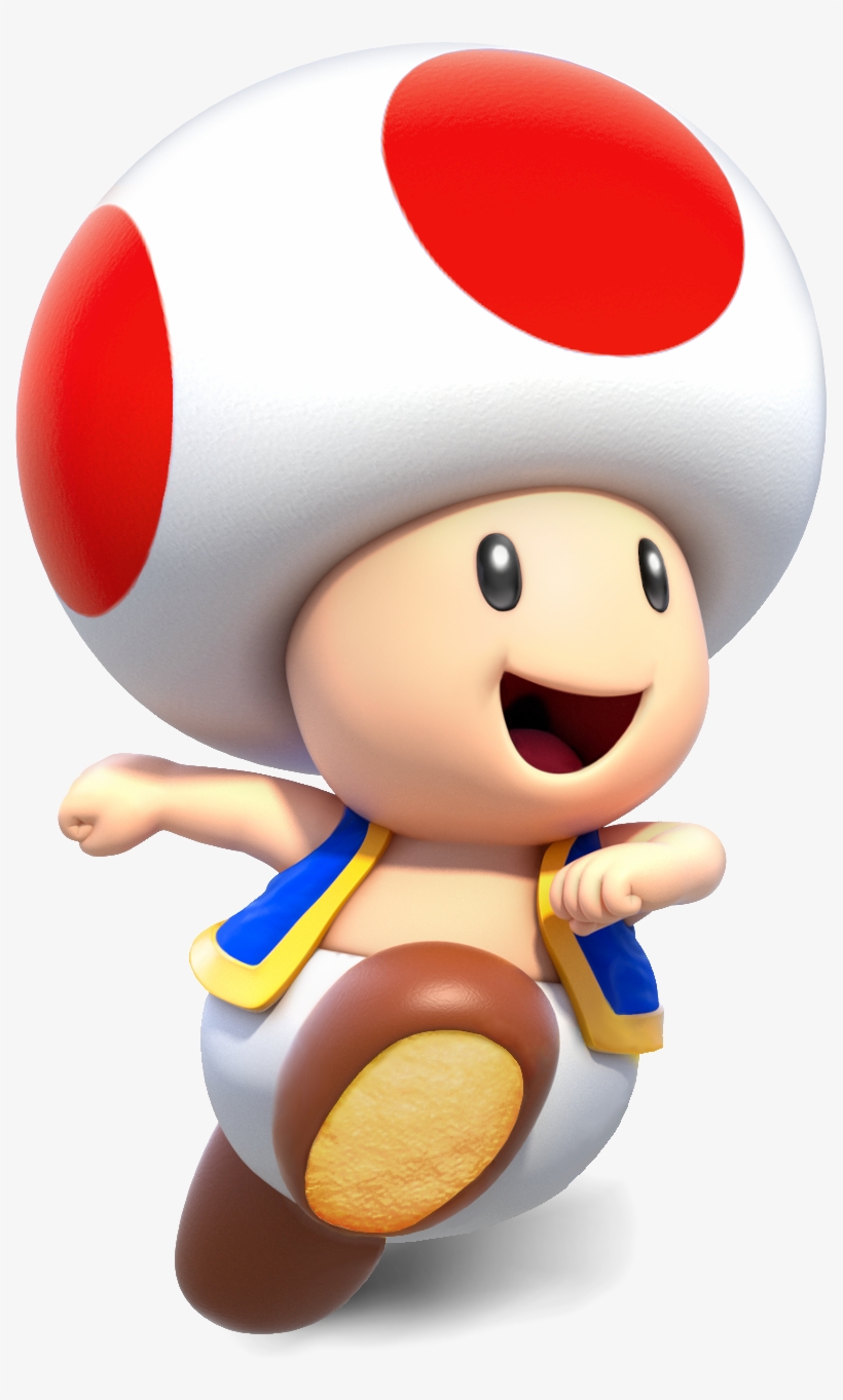 Toad Transparent Toadette Clip Freeuse - Super Mario 3d World Art ...