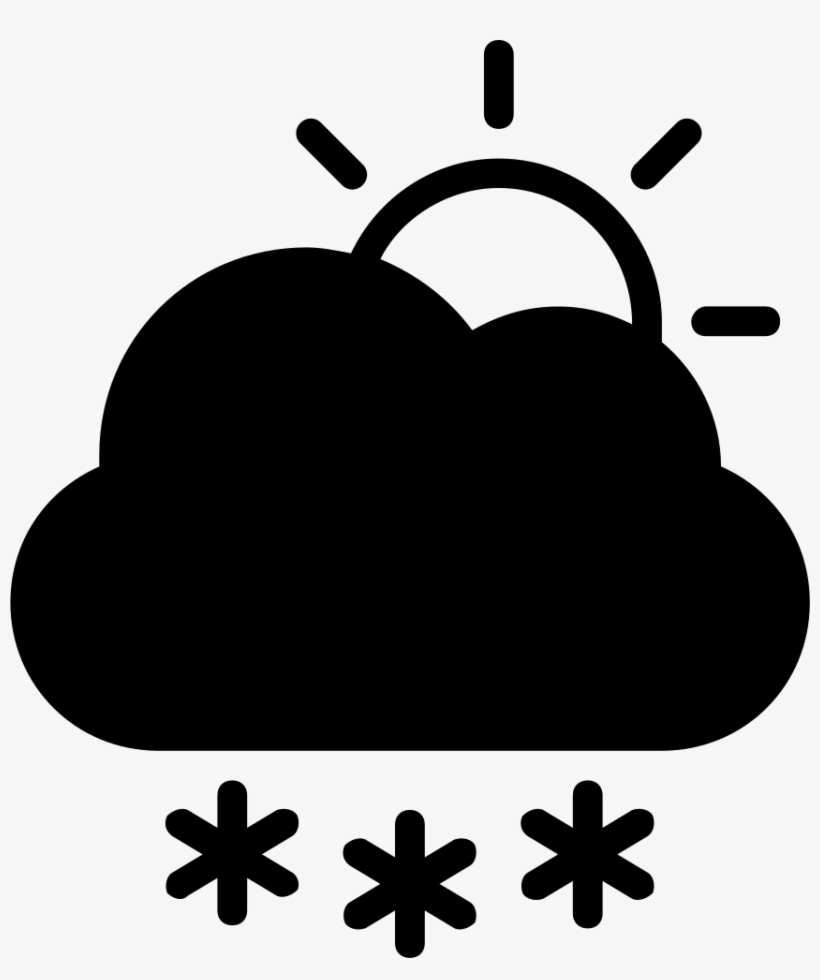 Snow Storm Day Symbol Of Winter Weather Comments - Fog Symbol - 854x980 ...