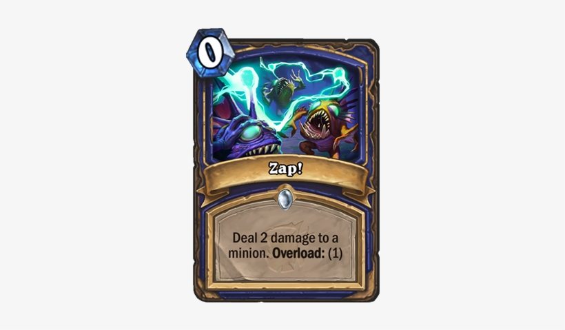 Zap Card - Zap Hearthstone - 300x429 PNG Download - PNGkit