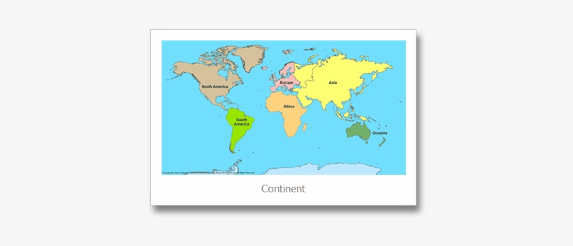 Continents - Map - 420x292 PNG Download - PNGkit