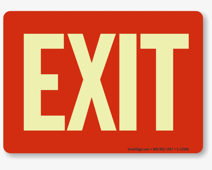 Zoom, Price, Buy - Emergency Exit Route Signs - 800x579 PNG Download ...