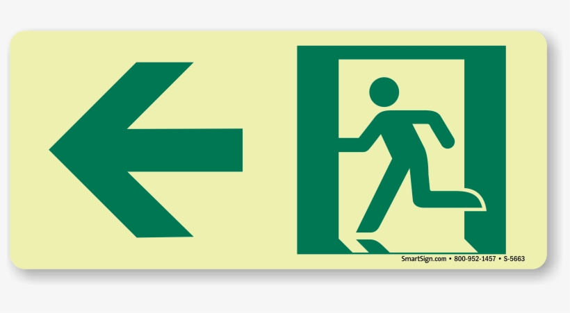 Download Transparent Zoom, Price, Buy - Exit Sign Iso 7010 - PNGkit