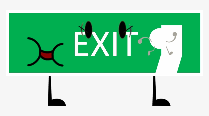 Exit Sign - 775x386 PNG Download - PNGkit