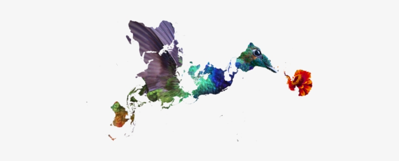 Dymaxion Map Projection - Dymaxion World Map (fuller Projection Map ...