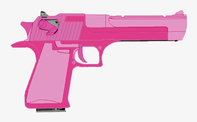Desert Eagle Outline Download - Transparent Pink Gun Png - 807x488 PNG ...