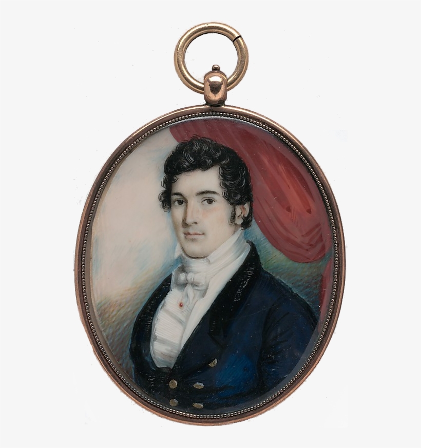 Miniature Portrait Of Stephen Thorn By George Augustus - George ...