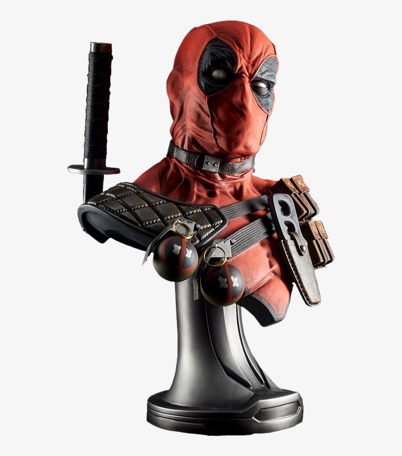 Deadpool - Deadpool Bust - 547x850 PNG Download - PNGkit