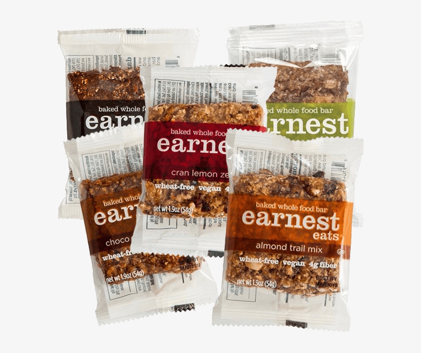Earnest Eats Cran Lemon Zest Baked Whole Food Bars - 600x608 PNG ...